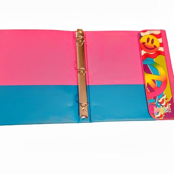 Lisa Frank | Office | Vintage Lisa Frank Peace And Love 3 Ring Tri Fold ...